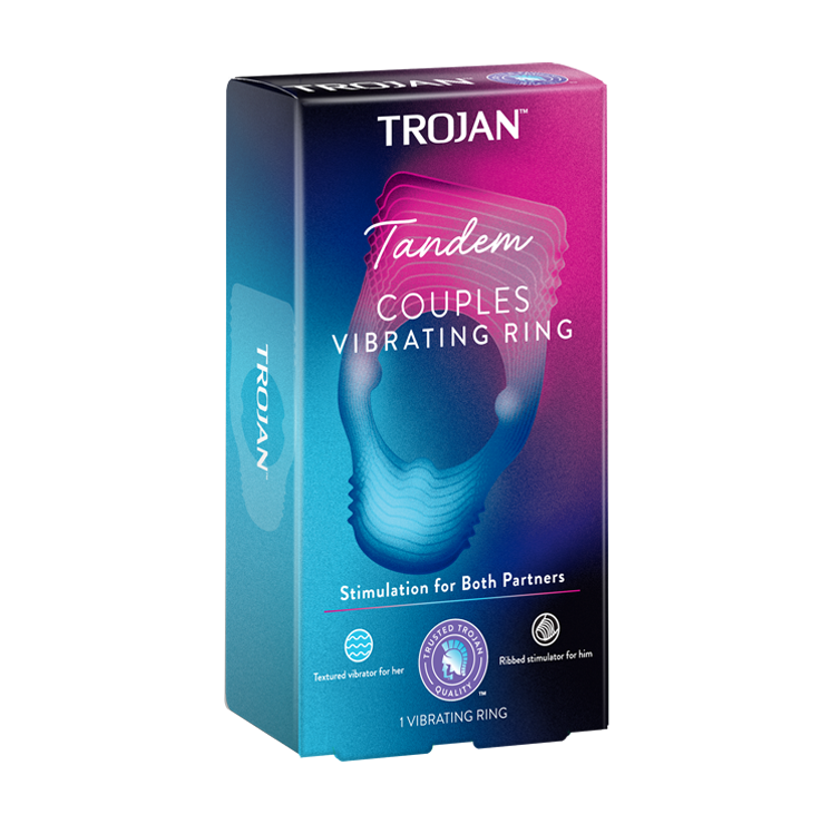 Trojan Tandem Couples Vibrating Ring - Trojan Brands